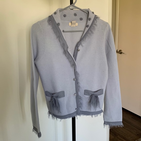 Anthropologie | Sweaters | Vintage Periwinkle Cardigan | Poshmark